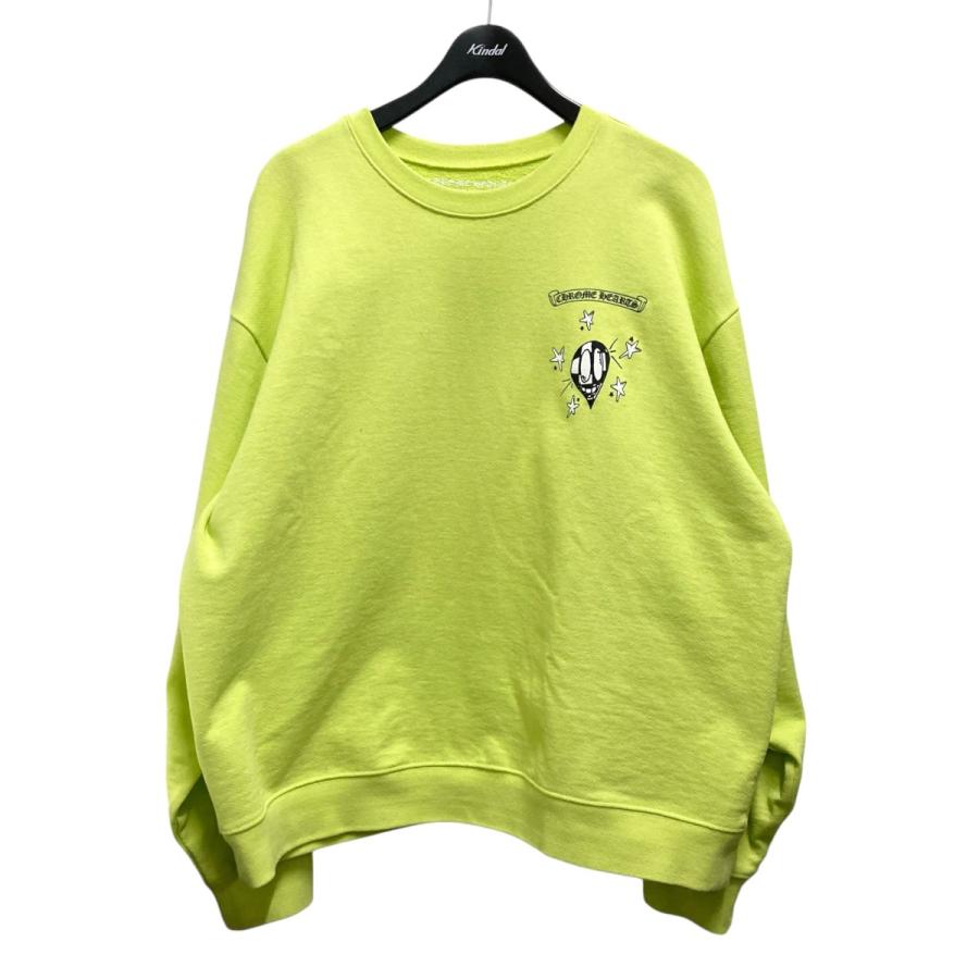 CHROME HEARTS クロムハーツ MATTY BOY PPO CHAIN SWEATSHIRT プリントスウェット 黄緑 サイズ ...