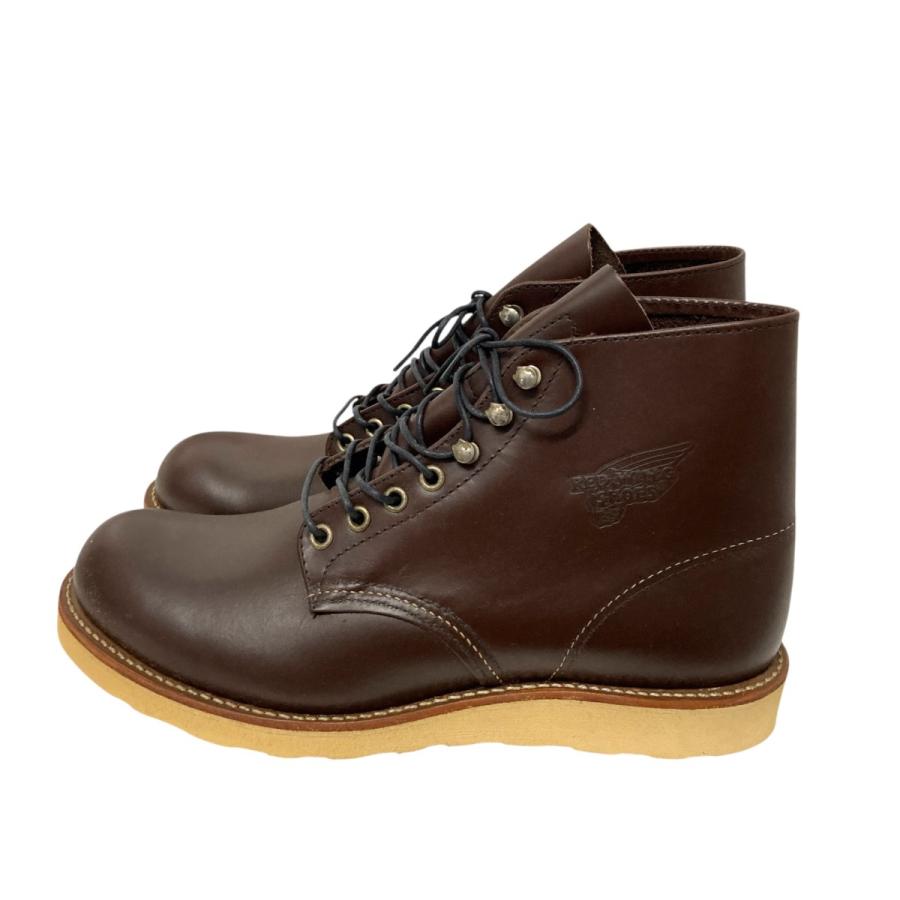 RED WING SHOES レッドウィング 09年 PlainToe レースアップシューズ 8134 ブラウン サイズ：9 : カインドオル ...