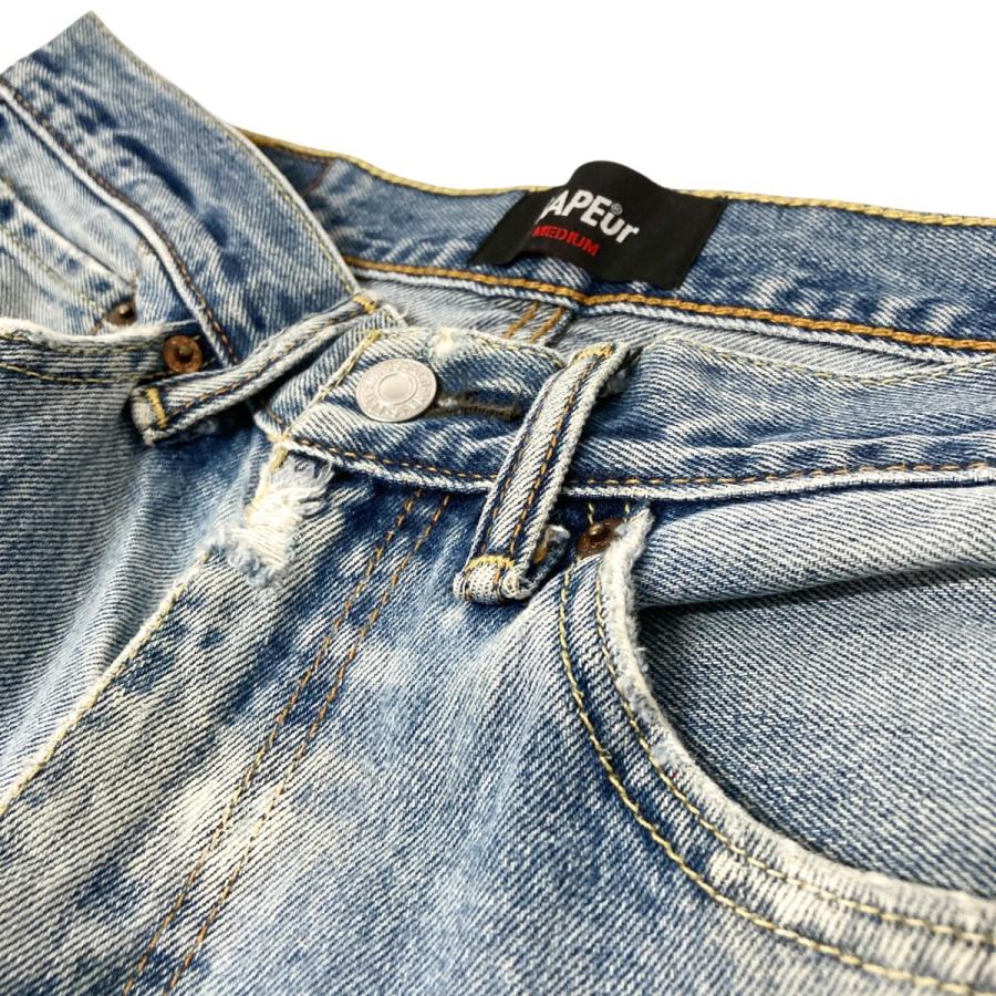 サプール×リーバイス SAPEur×LEVI’S 505 デニムパンツ PC9 00505 4886 インディゴ サイズ：32 : カインドオルYahoo!店 - 通販 - Yahoo!ショッピング