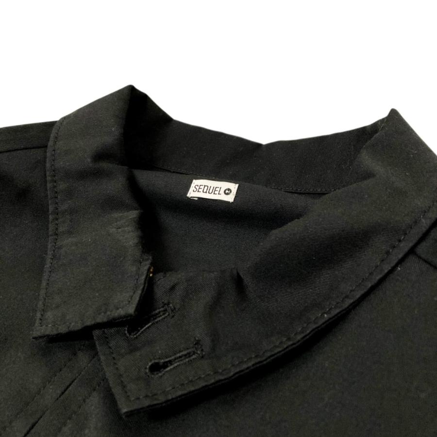 シークエル SEQUEL ジップジャケット SQ 24SS JK 02 ブラック サイズ：L : カインドオルYahoo!店 - 通販 - Yahoo!ショッピング