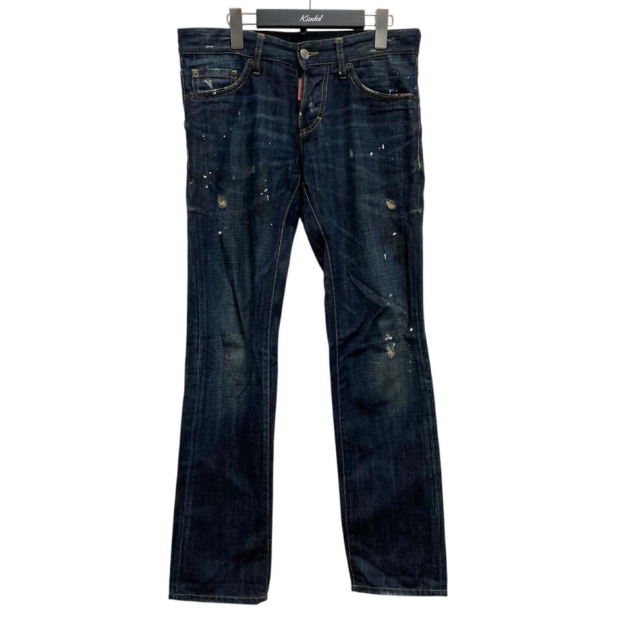 DSQUARED2 ディースクエアード 加工デニムパンツ S74LA0429 S30281 インディゴ サイズ：42 : カインドオルYahoo!店 - 通販 - Yahoo!ショッピング