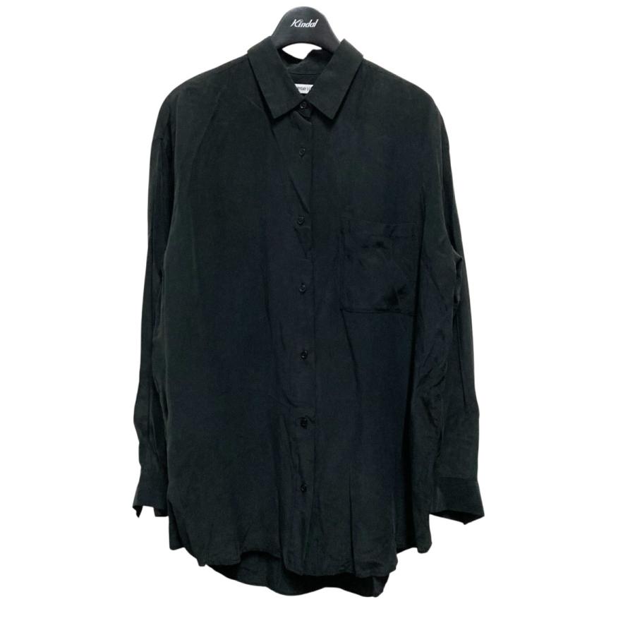 MUSE de Deuxieme Classe ミューズ デ ドゥーズィエムクラス シルク混長袖シャツ 19 050 500 8030 1 ブラック : カインドオルYahoo!店 - 通販 ...