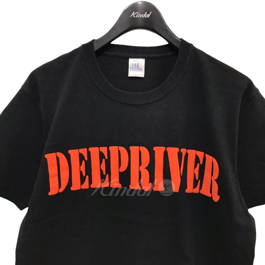 DEEP 【値下げ】DEEPRIVER ロゴプリントTシャツ ブラック×オレンジ サイズ：L (原宿店) : カインドオルYahoo!店 - 通販 - Yahoo!ショッピング