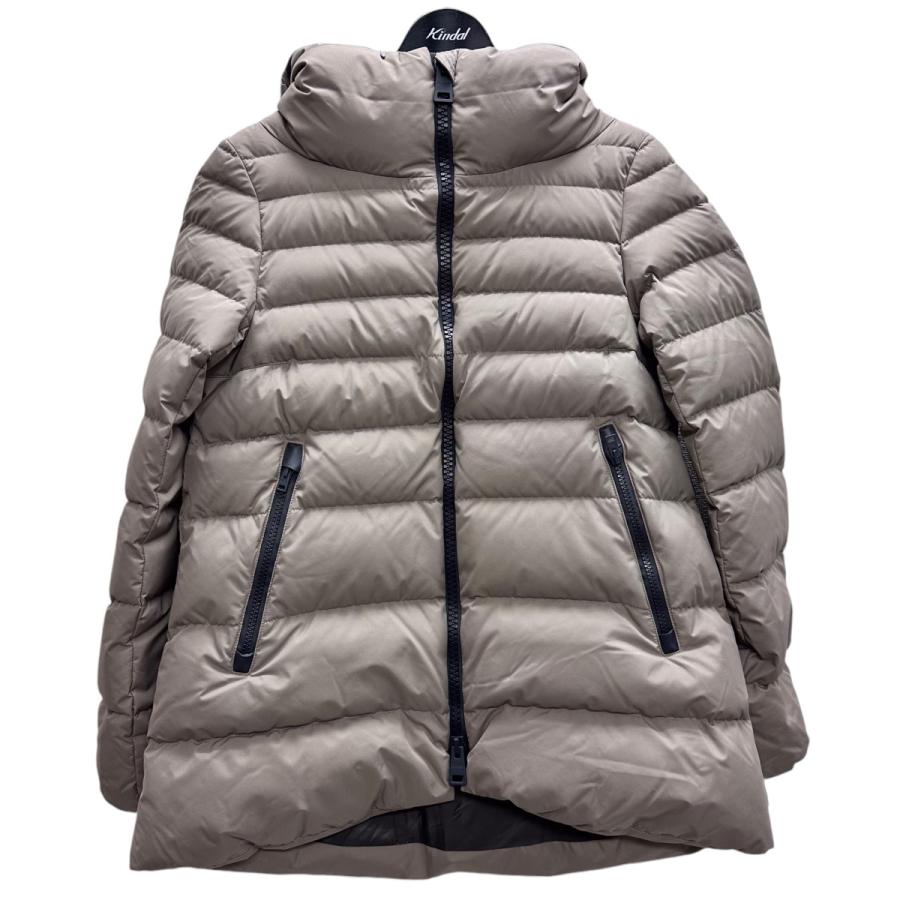 ヘルノ HERNO ナイロン フード付き ダウンジャケット ベージュ サイズ：38 : 8020000902359 : カインドオルYahoo!店 - 通販 - Yahoo!ショッピング