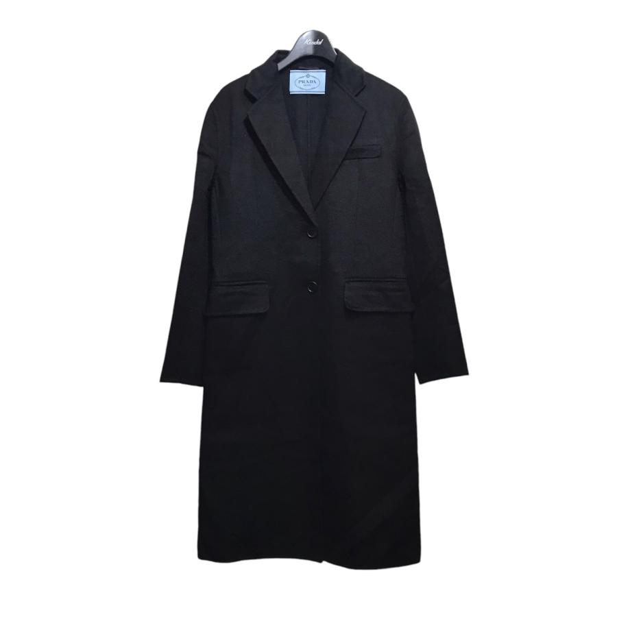 プラダ PRADA コート P668M ブラック サイズ：36 : 8020000920865 : カインドオルYahoo!店 - 通販 - Yahoo!ショッピング