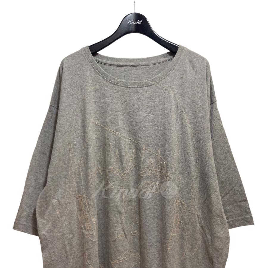 BREATH ブレス BLESS 「Stitched Starcut II T-Shirt」エンブロイダリーカットソー グレー サイズ：XL : カインドオルYahoo!店 - 通販 ...