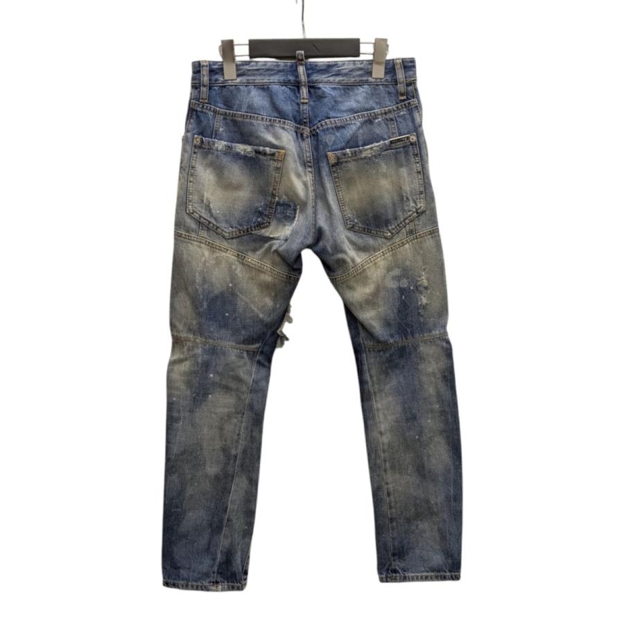 DSQUARED2 ディースクエアード リペアデニムパンツ S71LA0781 インディゴ サイズ：42 : カインドオルYahoo!店 - 通販 - Yahoo!ショッピング