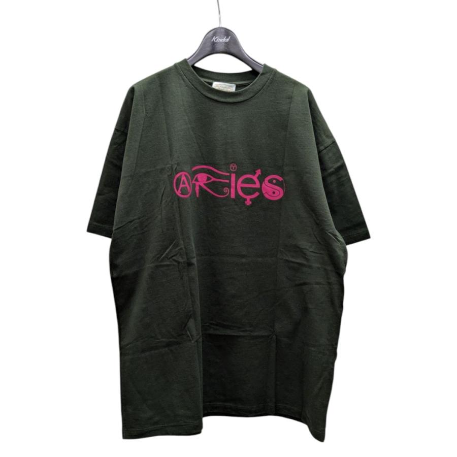 ARIES アリーズ クルーネックTシャツ AR60013．02 グリーン サイズ：XL : カインドオルYahoo!店 - 通販 - Yahoo!ショッピング