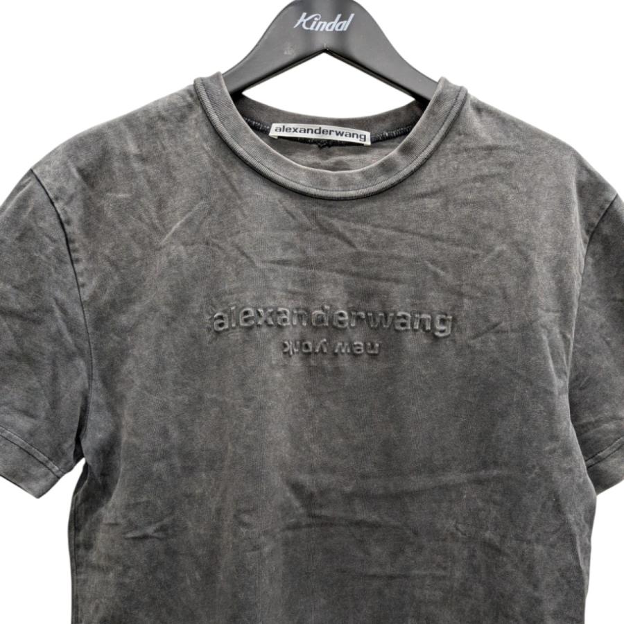 alexanderwang アレキサンダーワン ALEXANDER WANG フロントロゴTシャツ グレー サイズ：XS : カインドオルYahoo!店 - 通販 - Yahoo!ショッピング