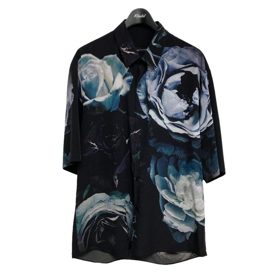 LAD MUSICIAN 2021SS「DECHINE INKJET BIG ROSE SHORT SLEEVE SHIRT」 ブラック サイズ：46 : カインドオルYahoo!店 - 通販 ...