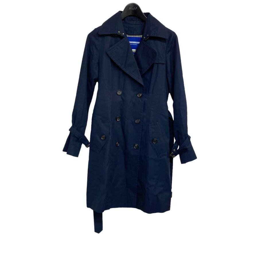 BURBERRY BLUE LABEL バーバリーブルーレーベル トレンチコート ネイビー サイズ：38 : カインドオルYahoo!店 - 通販 - Yahoo!ショッピング