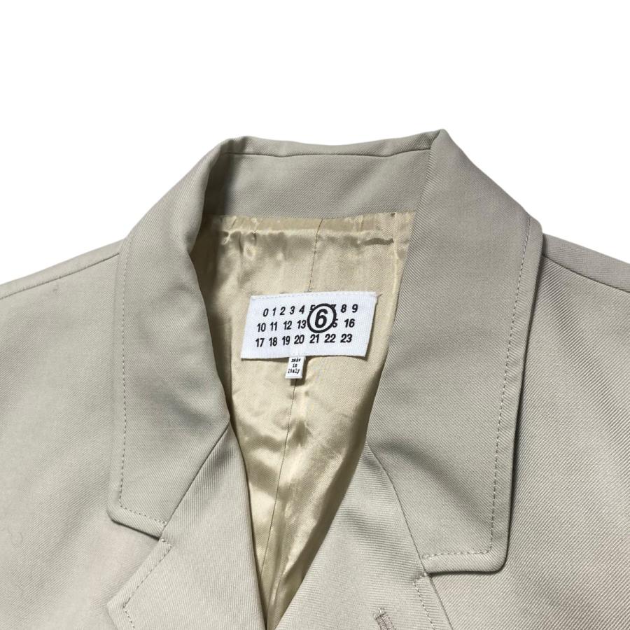 マルタンマルジェラ MM6 Maison Margiela 23AW テーラードジャケット S62BN0083 ベージュ サイズ：M : 8032000735899 : カインドオルYahoo ...