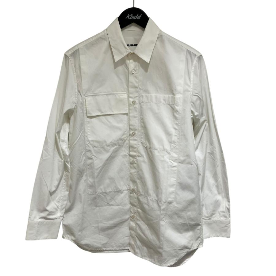 JIL SANDER ジルサンダー 23SS シャツ J23DL0002 ホワイト サイズ：37 : カインドオルYahoo!店 - 通販 - Yahoo!ショッピング