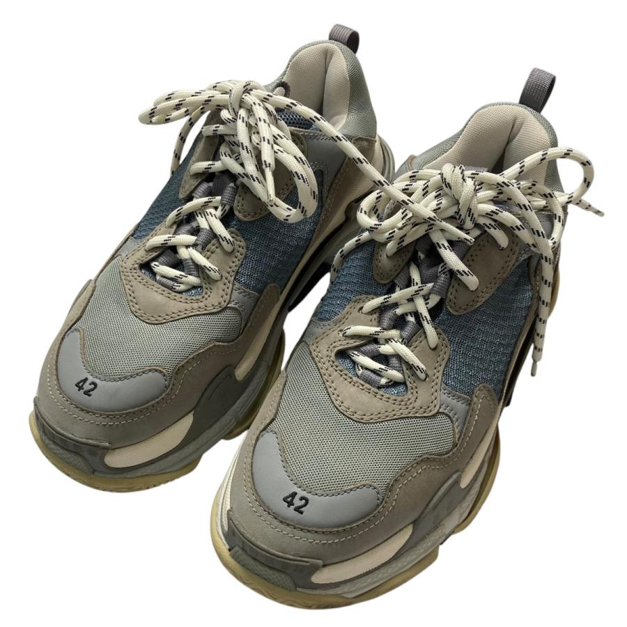 BALENCIAGA バレンシアガ Triple S スニーカー 536737 グレー サイズ：42 : カインドオルYahoo!店 - 通販 - Yahoo!ショッピング