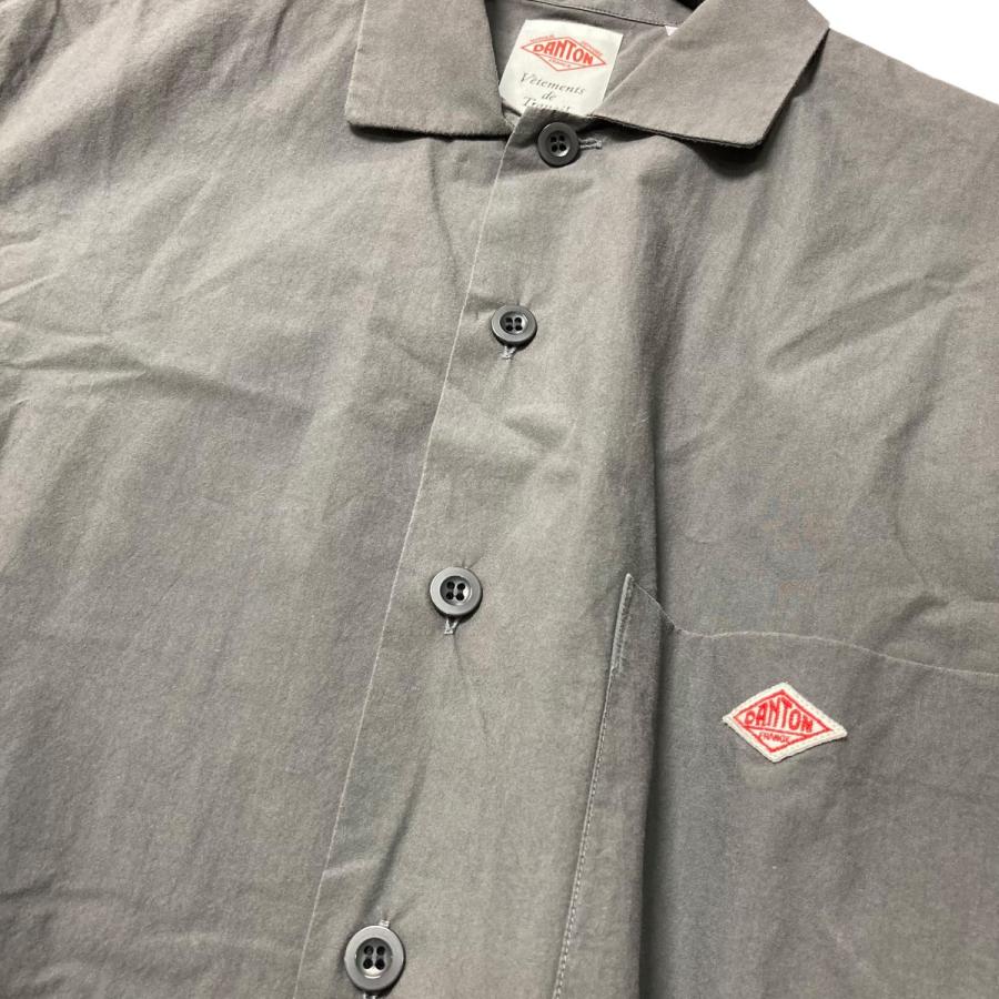 Danton ダントン DANTON LONG SHIRTSワンピース シャツワンピース JD 3727 グレー サイズ：36 : カインドオルYahoo!店 - 通販 - Yahoo!ショッピング