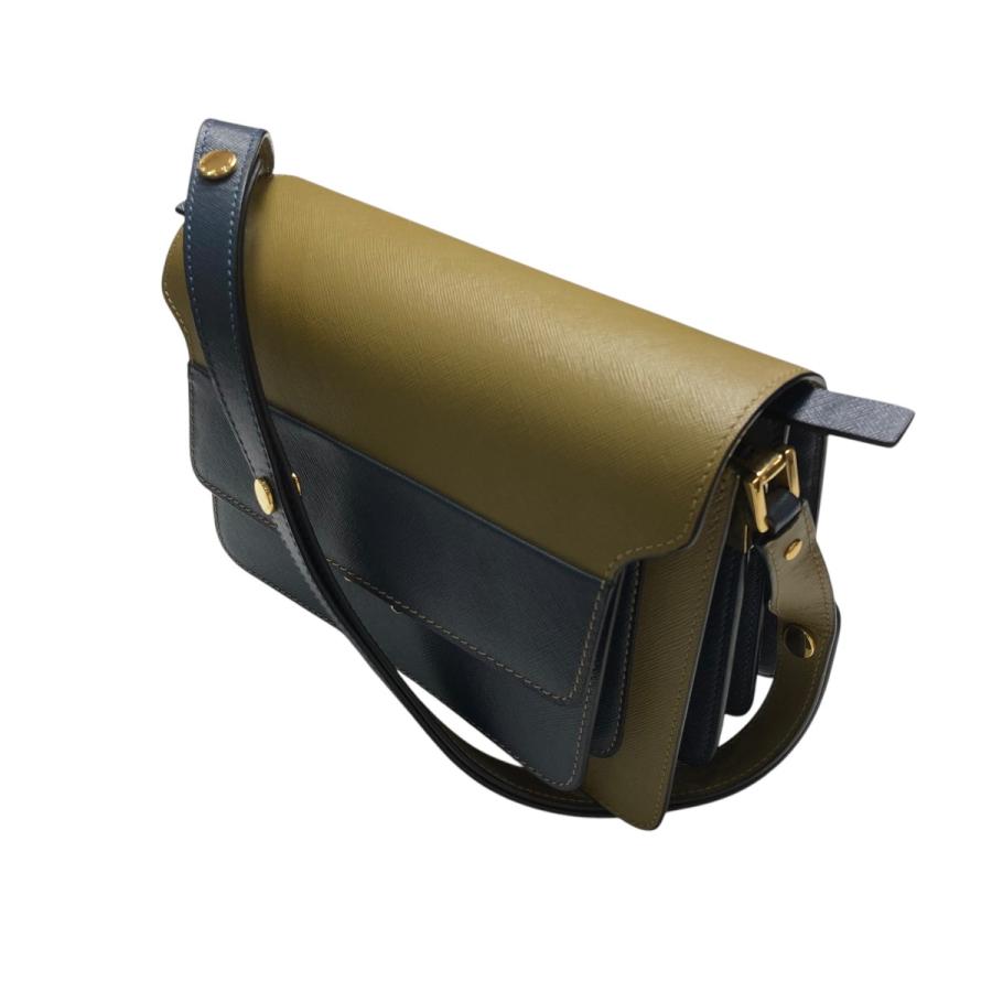 MARNI 【値下げ】MARNI TRUNK トランクバッグ ベージュ×ネイビー (名古屋栄店) : カインドオルYahoo!店 - 通販 - Yahoo!ショッピング