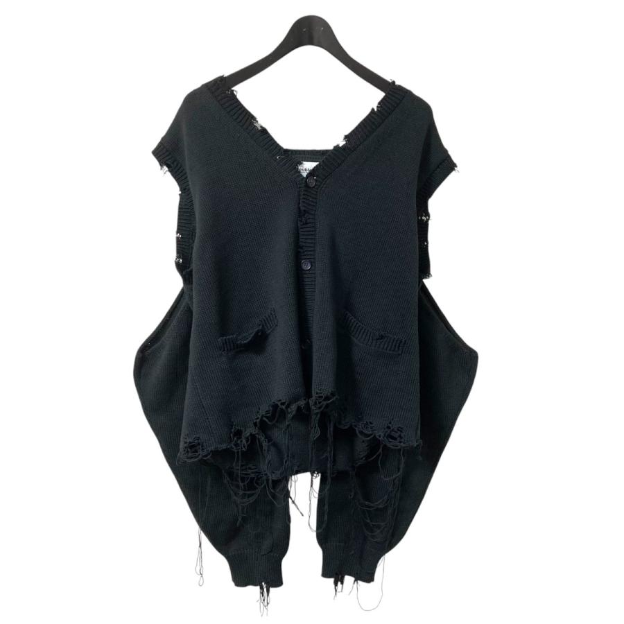 doublet 【値下げ】doublet 24SS 2WAY SLEEVE CARDIGAN ニットカーディガン 24SS44KN148 ブラック サイズ：SIZE M (EC) : カインド ...