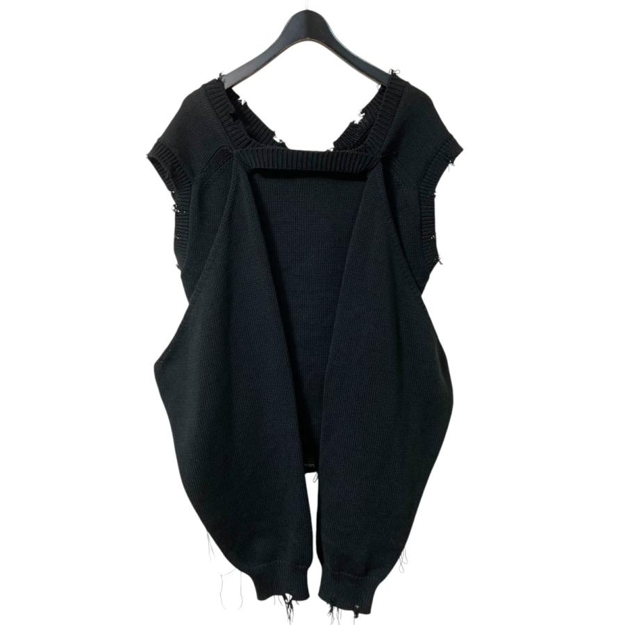 doublet 【値下げ】doublet 24SS 2WAY SLEEVE CARDIGAN ニットカーディガン 24SS44KN148 ブラック サイズ：SIZE M (EC) : カインド ...