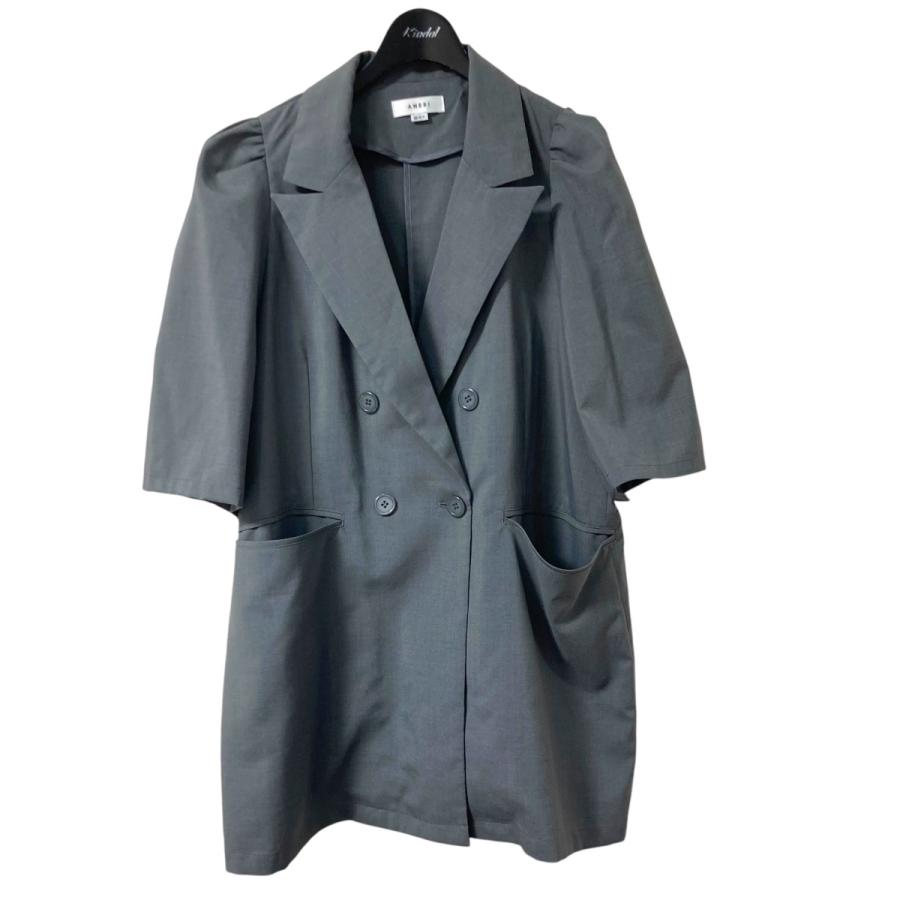 Ameri アメリ AMERI PUFF HALF SLEEVE JACKET 半袖パフスリーブテーラードジャケット 02410541130 グリーン サイズ：S : カインドオルYahoo ...