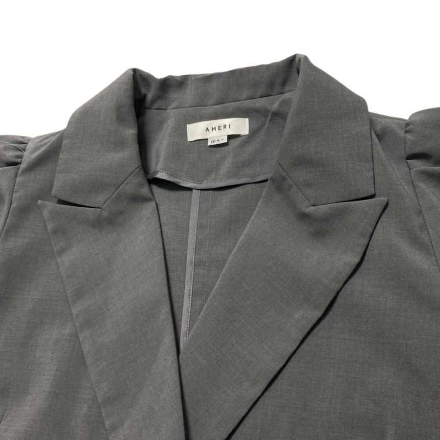 Ameri アメリ AMERI PUFF HALF SLEEVE JACKET 半袖パフスリーブテーラードジャケット 02410541130 グリーン サイズ：S : カインドオルYahoo ...