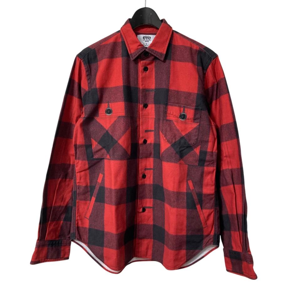 JUNYA WATANABE ジュンヤワタナベマン MAN×johnson 22SS チェックシャツ WI B905 レッド サイズ：S : カインドオルYahoo!店 - 通販 ...