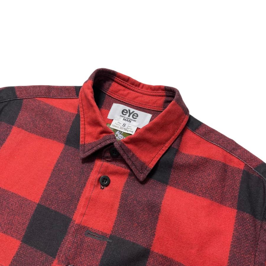 JUNYA WATANABE ジュンヤワタナベマン MAN×johnson 22SS チェックシャツ WI B905 レッド サイズ：S : カインドオルYahoo!店 - 通販 ...