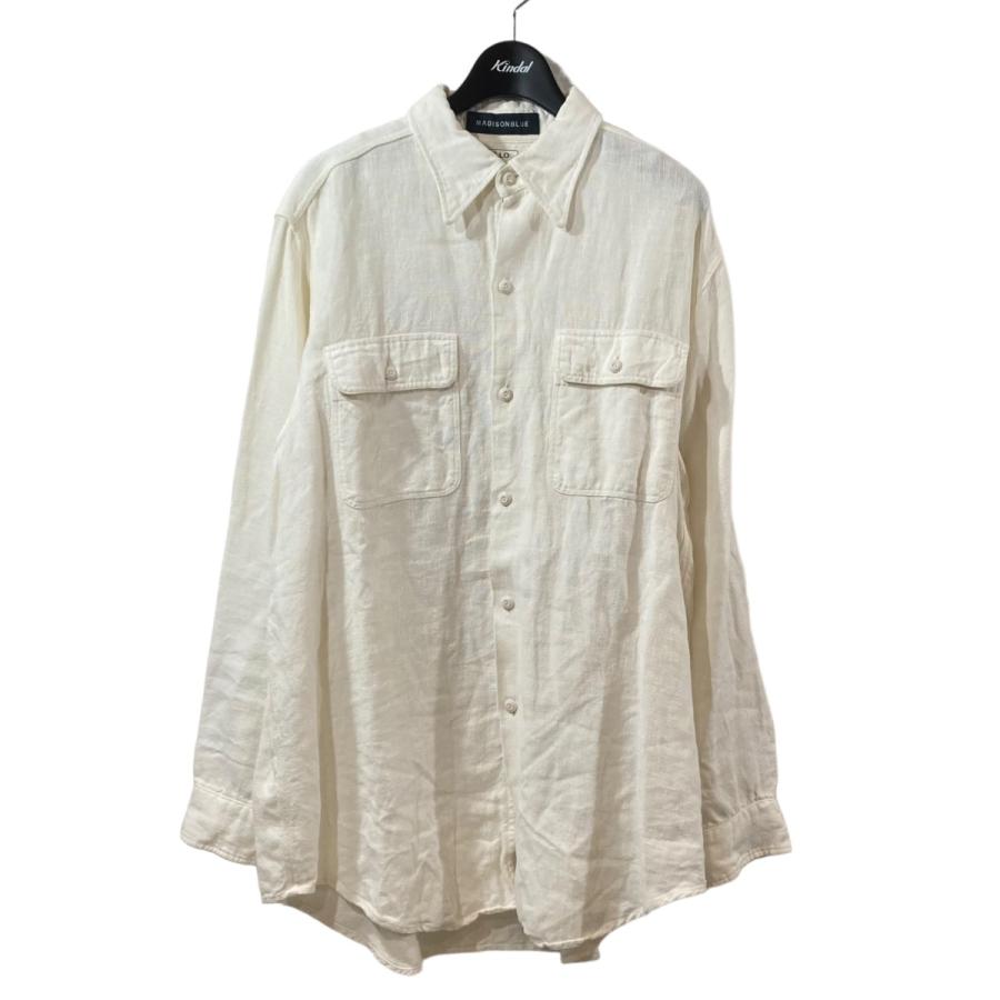 MADISON BLUE マディソンブルー 長袖シャツ MB161-5024IS ホワイト サイズ：1 : カインドオルYahoo!店 ...