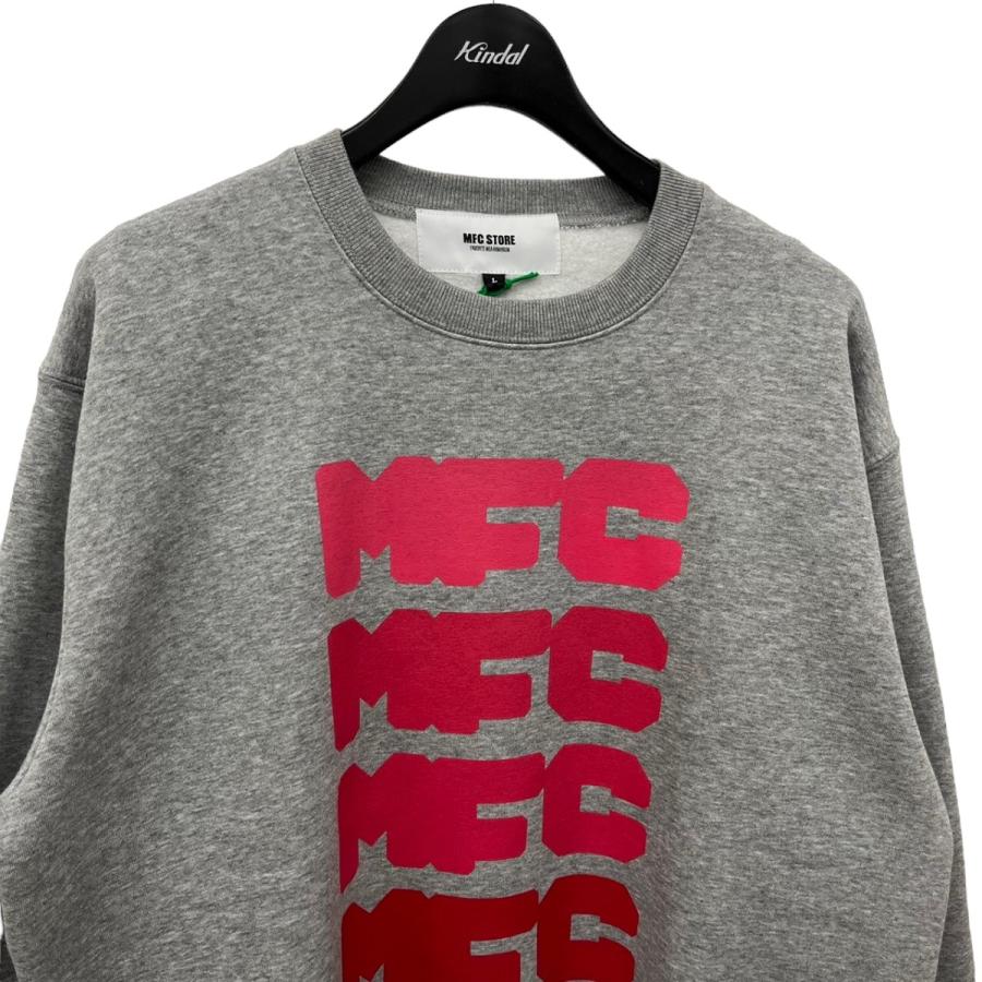 【値下げ】MFC STORE ロゴプリント スウェット mfc22ss-tp-0214 グレー×ピンク サイズ：L (EC) : カインドオル ...