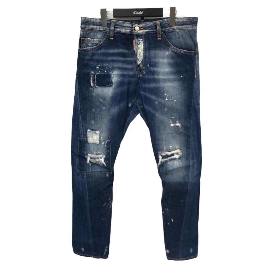 DSQUARED2 【値下げ】DSQUARED2 SEXY TWIST JEAN ダメージ加工 デニムパンツ S71LB0291 インディゴ サイズ：48 (EC) : カインドオルYahoo ...