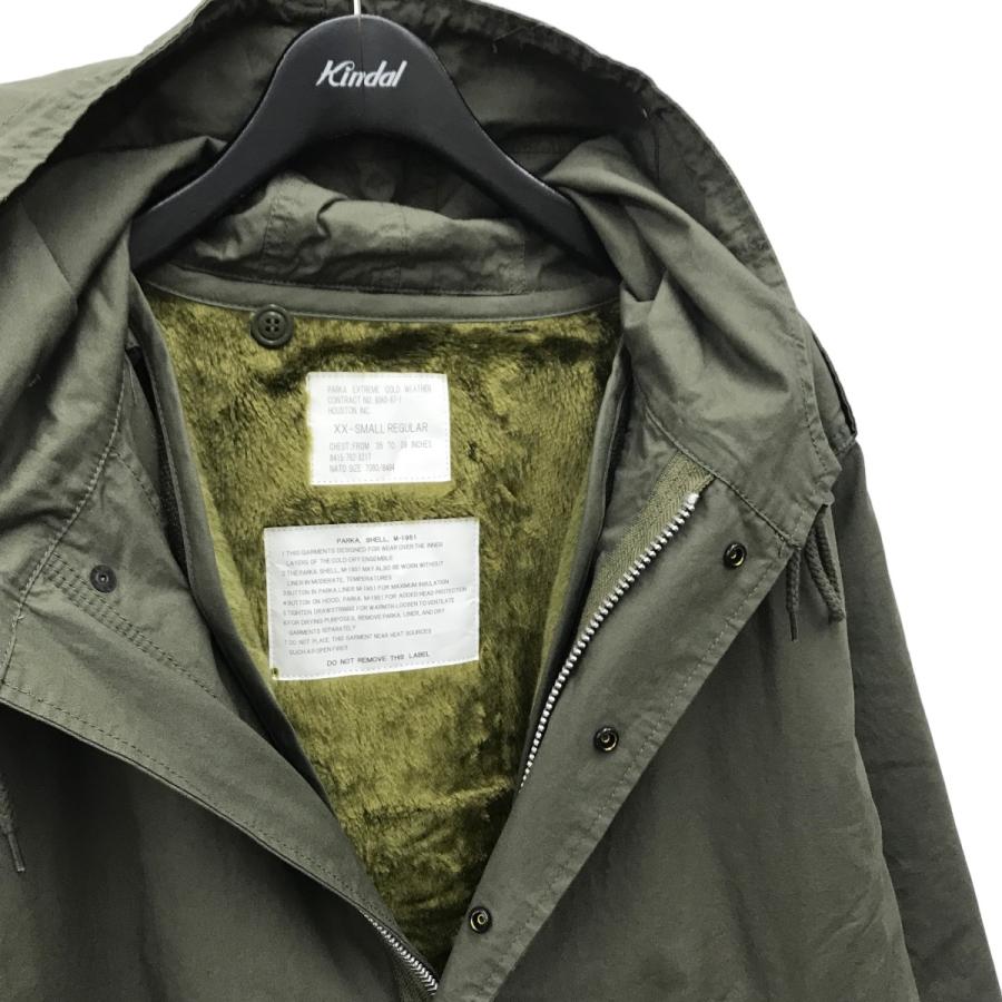 HOUSTON ヒューストン M-51 PARKA モッズコート ライナー付き 5409M カーキ サイズ：XXS : カインドオルYahoo!店 - 通販 - Yahoo!ショッピング