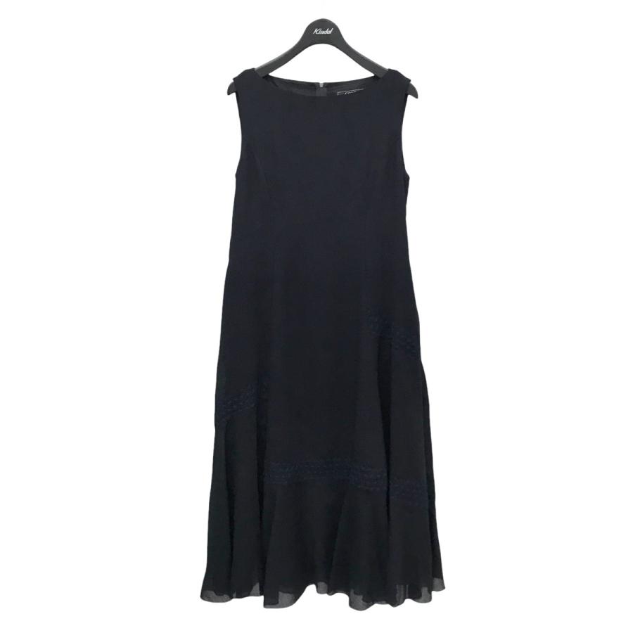 フォクシー FOXEY 24年モデル Rosette ノースリーブワンピース 44672 ネイビー サイズ：38 : 8033001764253 : カインドオルYahoo!店 - 通販 ...