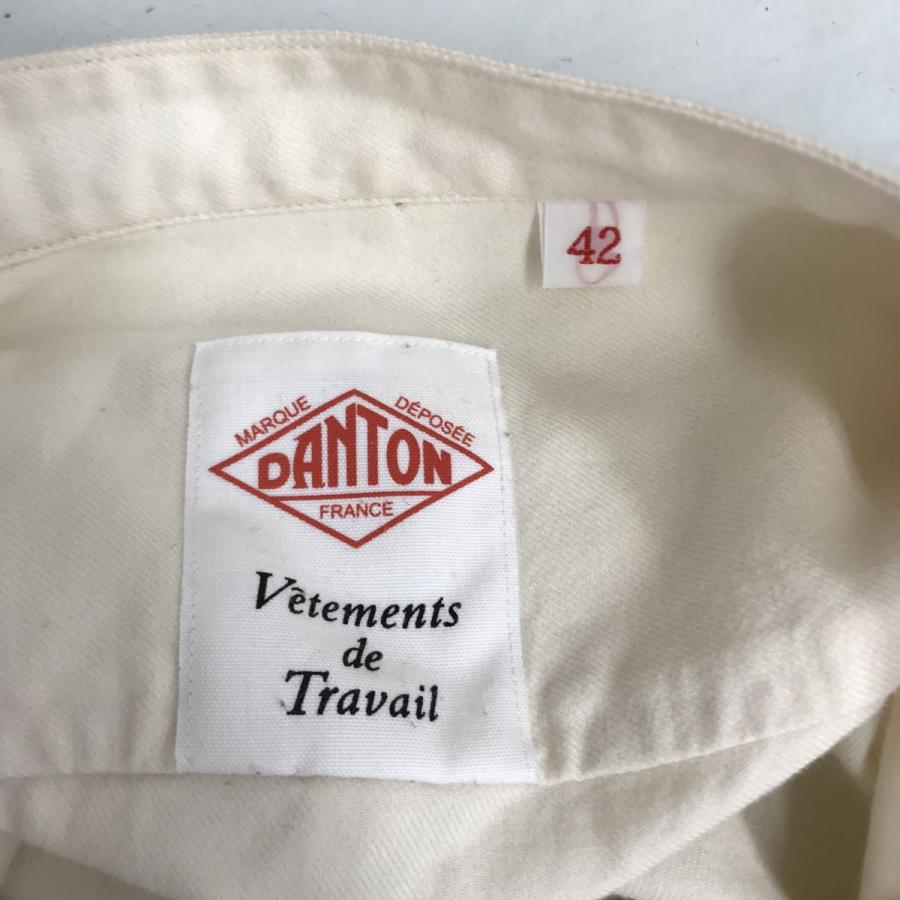 Danton ダントン DANTON バンドカラーシャツ JD-3607 ベージュ サイズ：42 : カインドオルYahoo!店 - 通販 - Yahoo!ショッピング