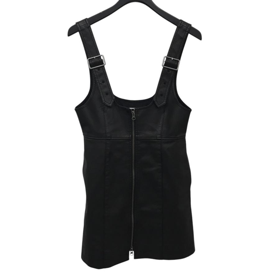 MOUSSY マウジー moussy FRONT ZIP ジャンパースカート フェイクレザースカート 010HA233-6041 ブラック サイズ：2 : カインドオルYahoo!店 - 通販 ...