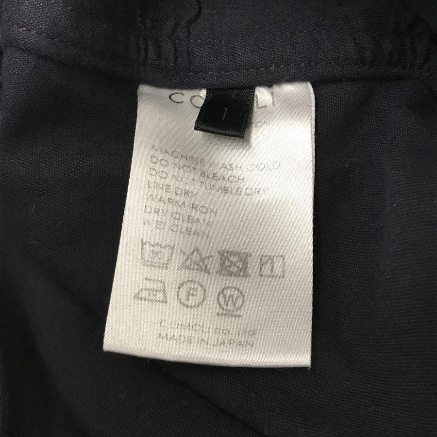 COMOLI コモリ 製品染 ドローストリングパンツ ジョガーパンツ A03-03004 ネイビー サイズ：1 : カインドオルYahoo!店 - 通販 - Yahoo!ショッピング