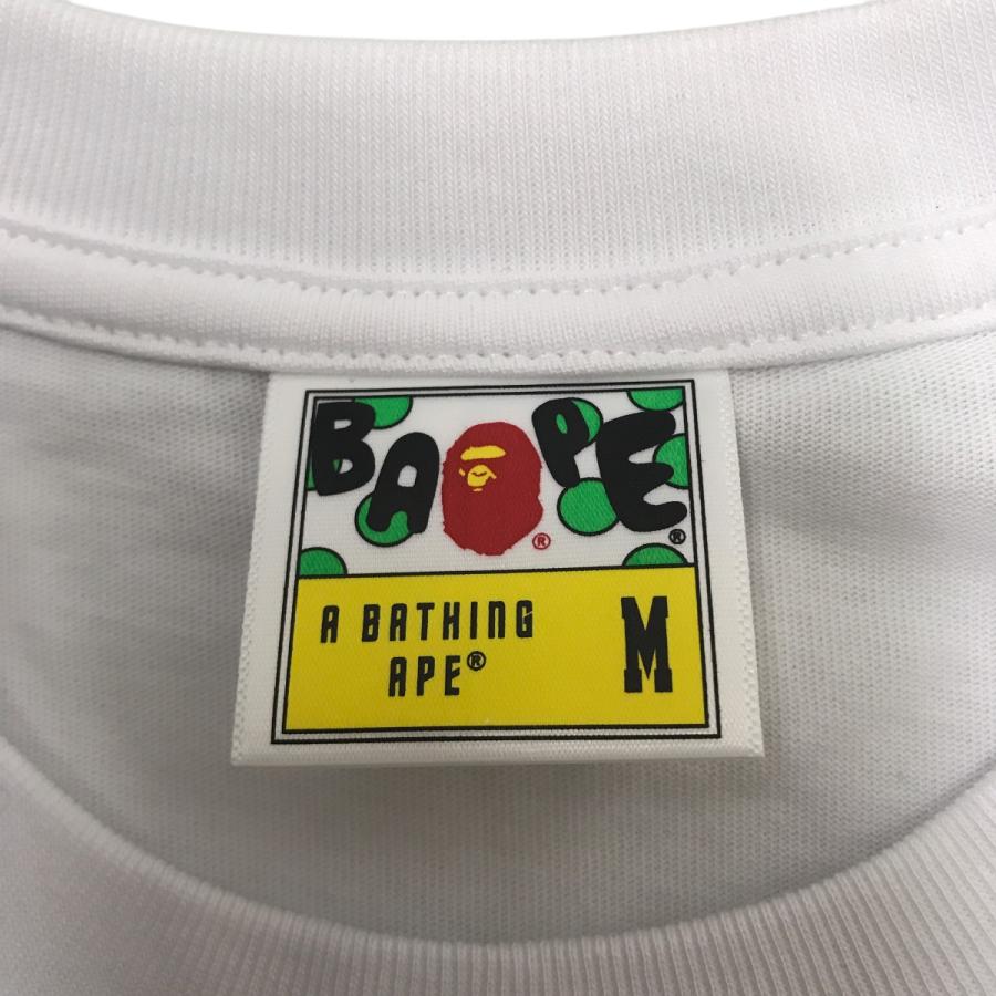 A BATHING APE アベイシングエイプ FLORA HEAD RELAXED FIT TEE Tシャツ ホワイト サイズ：M : カインドオルYahoo!店 - 通販 - Yahoo ...