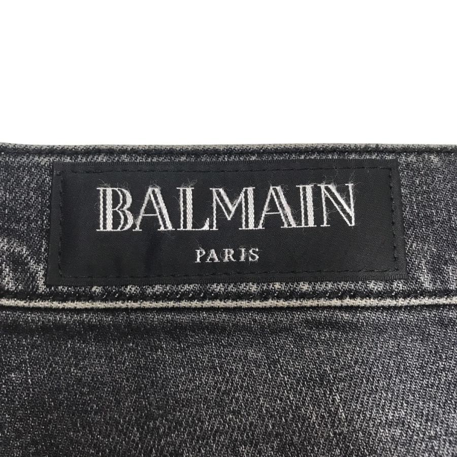 BALMAIN バルマン 加工デニムパンツ W7H9008T133 ブラック サイズ：34 : カインドオルYahoo!店 - 通販 - Yahoo!ショッピング