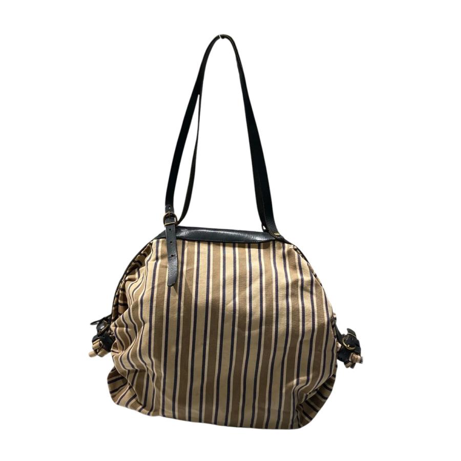 IL BISONTE 【値下げ】IL ストライプ キャンディバッグ ブラウン (EC) : カインドオルYahoo!店 - 通販 - Yahoo!ショッピング