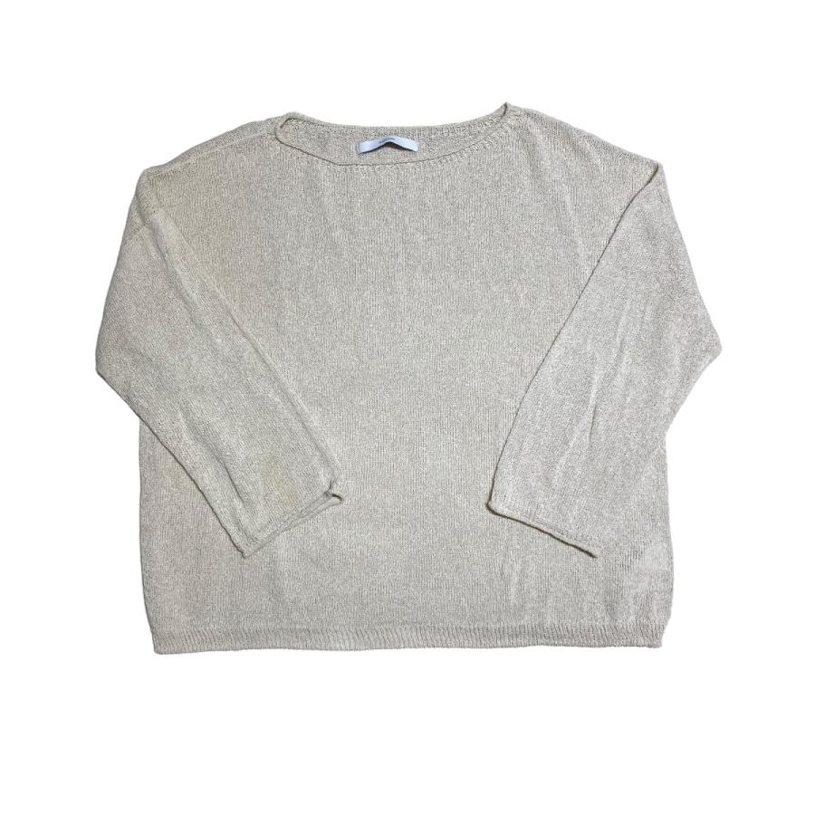 FRAMeWORK フレームワーク 24SS ウォッシャブルニュアンスワイドプルオーバー ニット ベージュ サイズ：Free : カインドオルYahoo!店 - 通販 - Yahoo!ショッピング