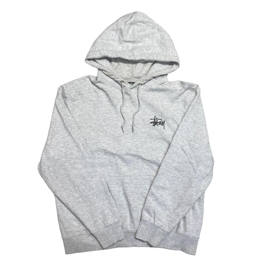 STUSSY ステューシー stussy ロゴプリント プルオーバーパーカー グレー サイズ：M : カインドオルYahoo!店 - 通販 - Yahoo!ショッピング