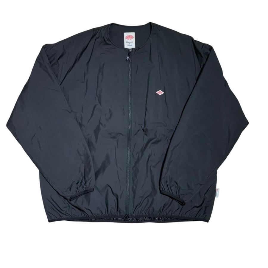 Danton 【値下げ】DANTON ノーカラーブルゾン DT-A0263 ブラック サイズ：L (EC) : カインドオルYahoo!店 - 通販 - Yahoo!ショッピング