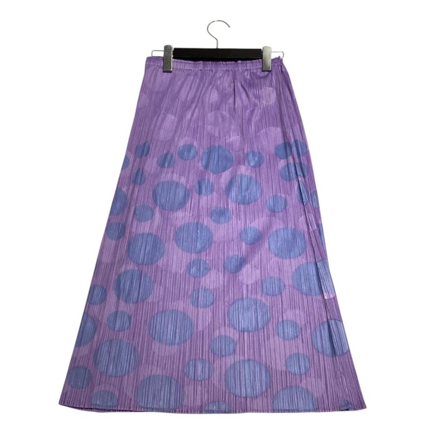 PLEATS PLEASE プリーツプリーズ ドット スカート PP53-JG834 パープル サイズ：3 : カインドオルYahoo!店 - 通販 - Yahoo!ショッピング