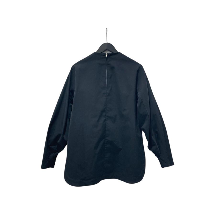 HYKE ハイク TASLAN TWILL TOP 長袖ブラウス 231-15179 302 ブラック サイズ：1 : カインドオルYahoo!店 - 通販 - Yahoo!ショッピング