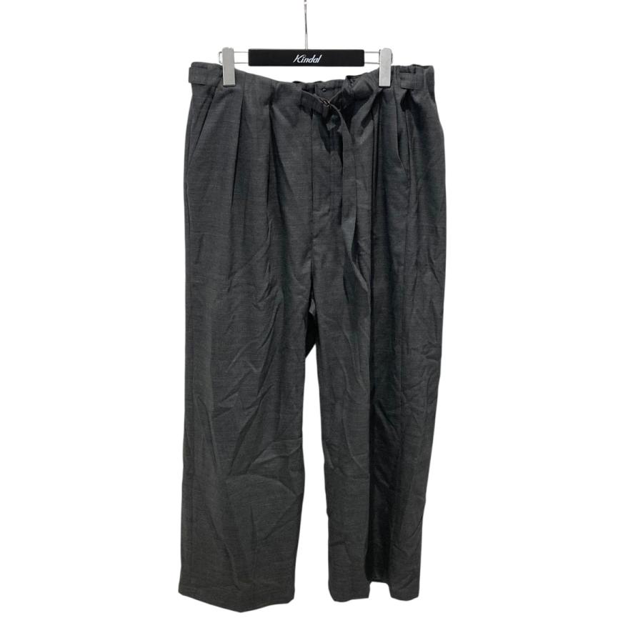 アンセルム ANCELLM BACKSATIN BELTLESS SLACKS スラックスパンツ ANC-PT85-A グレー サイズ：2 : カインドオルYahoo!店 - 通販 ...