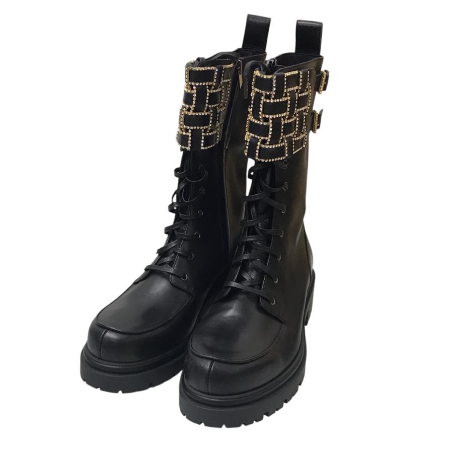 レネ・カオヴィラ RENE CAOVILLA 10ホールブーツ ブラック サイズ：37 : カインドオルYahoo!店 - 通販 - Yahoo!ショッピング