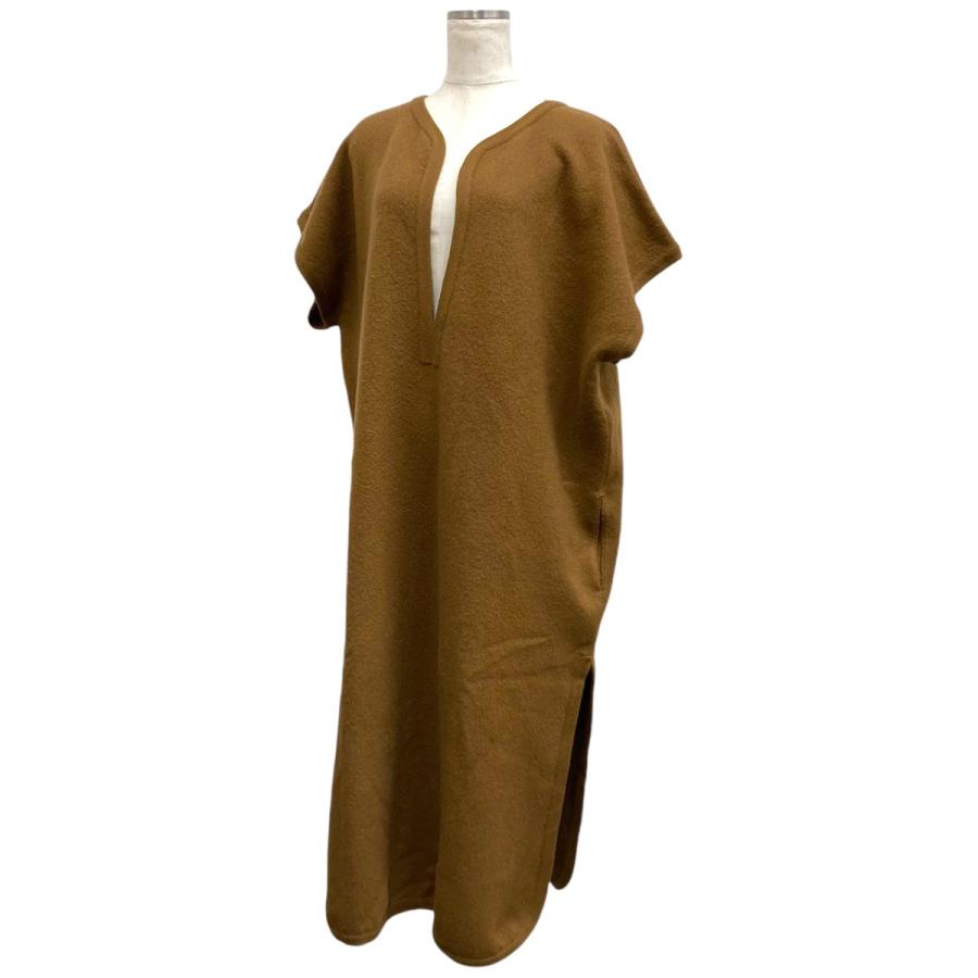 CristaSeya クリスタセヤ Cristaseya ELTED WOOL CAFTAN ワンピース ブラウン サイズ：U : カインド ...