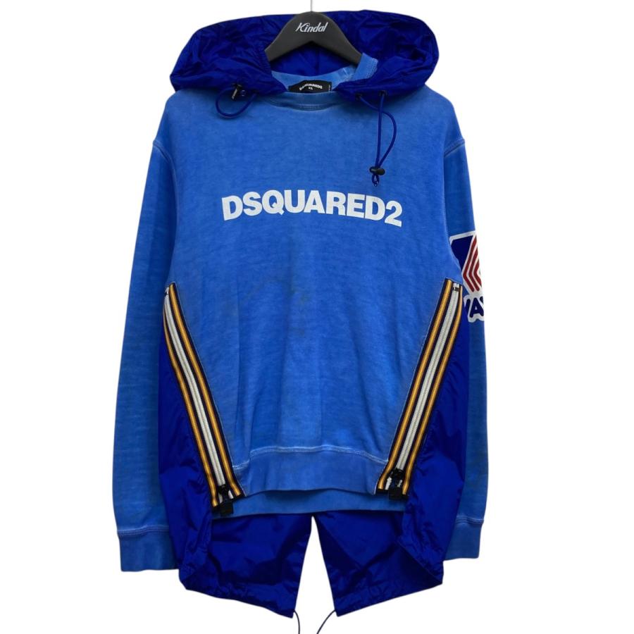 DSQUARED2（ディースクエアード） 【値下げ】DSQUARED2 プルオーバーパーカー ブルー サイズ：XS (渋谷神南店) : カインドオルYahoo!店 - 通販 - Yahoo ...