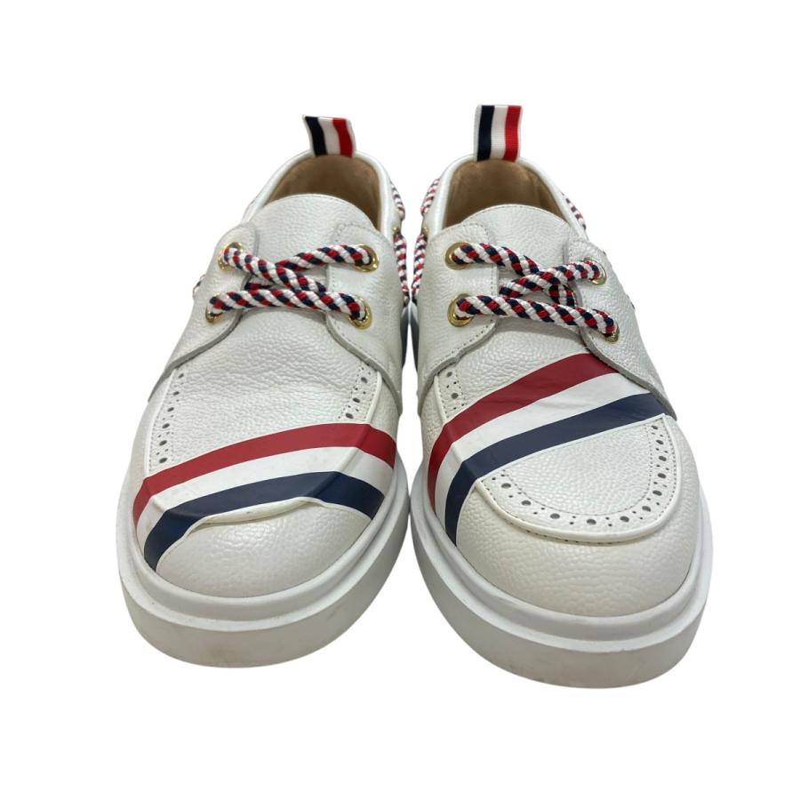 THOM BROWNE トム・ブラウン Thom Browne ローファー ホワイト サイズ：42.5 : カインドオルYahoo!店 - 通販 - Yahoo!ショッピング