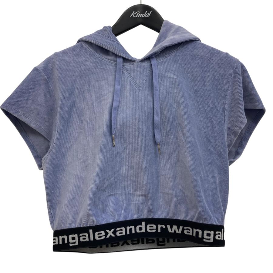T by ALEXANDER WANG ティーバイアレキサンダーワン ノースリーブパーカー ブルー サイズ：M : カインドオルYahoo!店 - 通販 - Yahoo!ショッピング