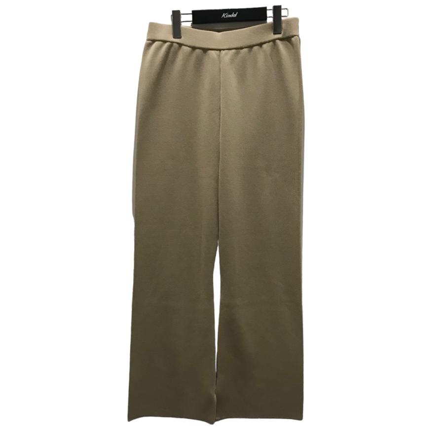 MUSE de Deuxieme Classe 【値下げ】MUSE 24SS Shake code パンツ ニットパンツ 24-030-520-4070-1-0 ベージュ サイズ：38 (EC ...