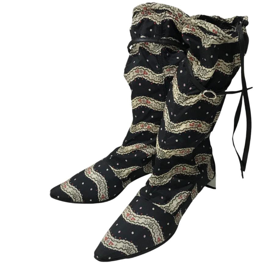 LOEWE 【値下げ】LOEWE ナイロンブーツ ブラック×ホワイト サイズ：35 (銀座店) : カインドオルYahoo!店 - 通販 - Yahoo!ショッピング